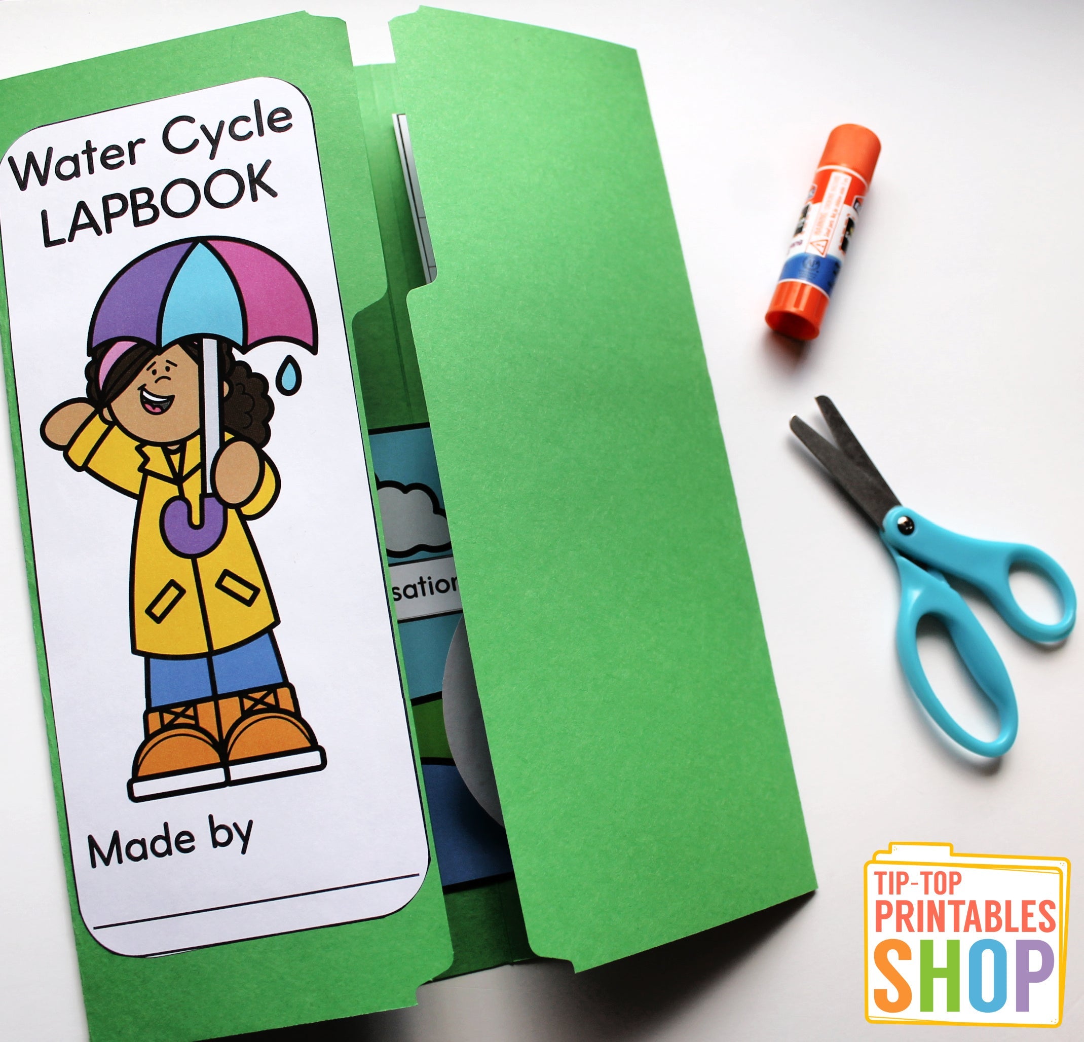 Water Cycle Lapbook – The Tip-Top Printables Shop